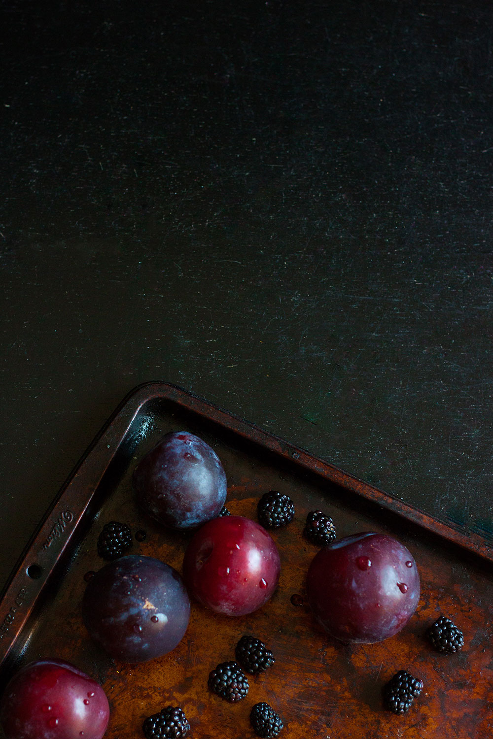 A Little Bit Sweet. Rosemary Shortbread Cake with Plum + Blackberry ...