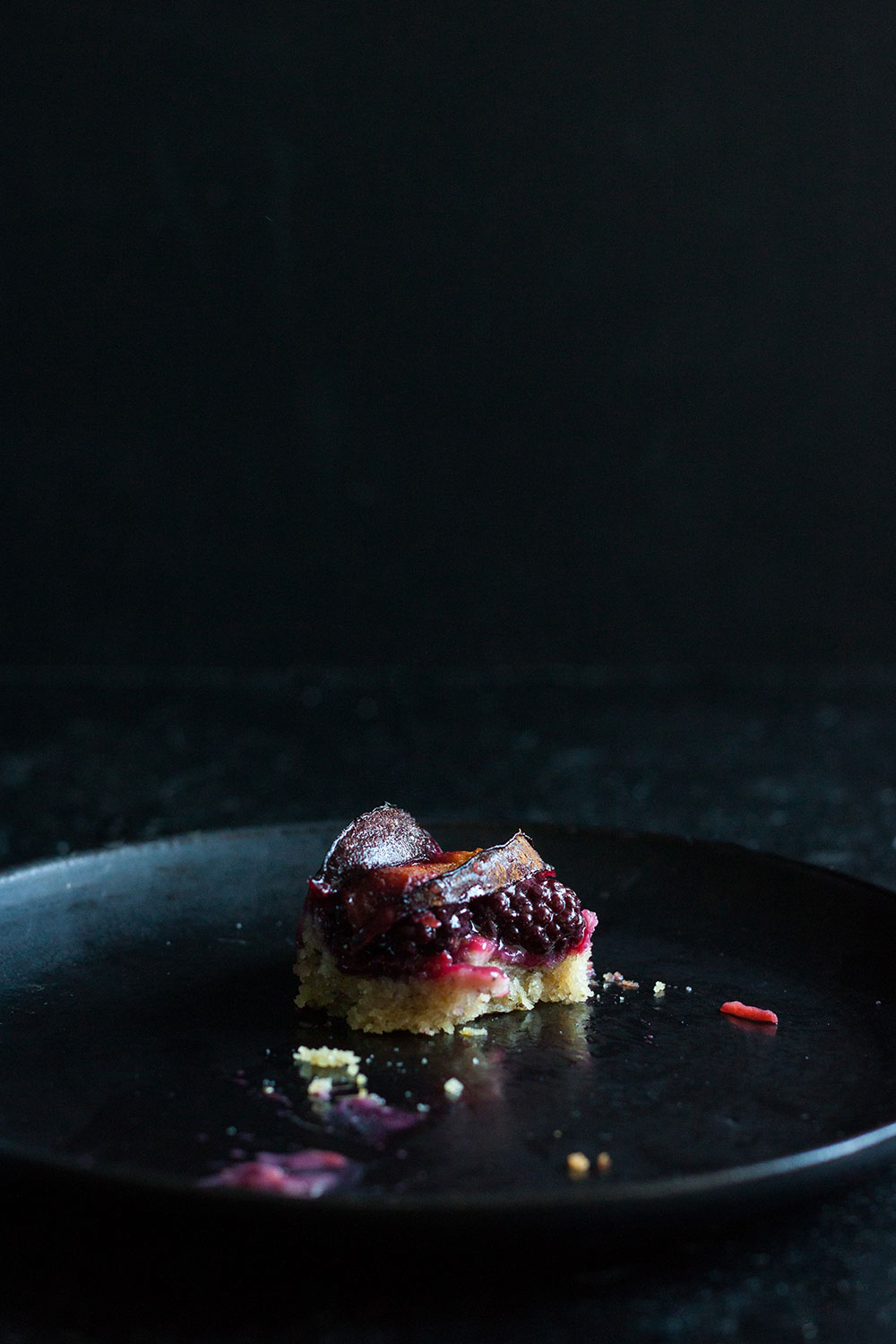 A Little Bit Sweet. Rosemary Shortbread Cake with Plum + Blackberry ...